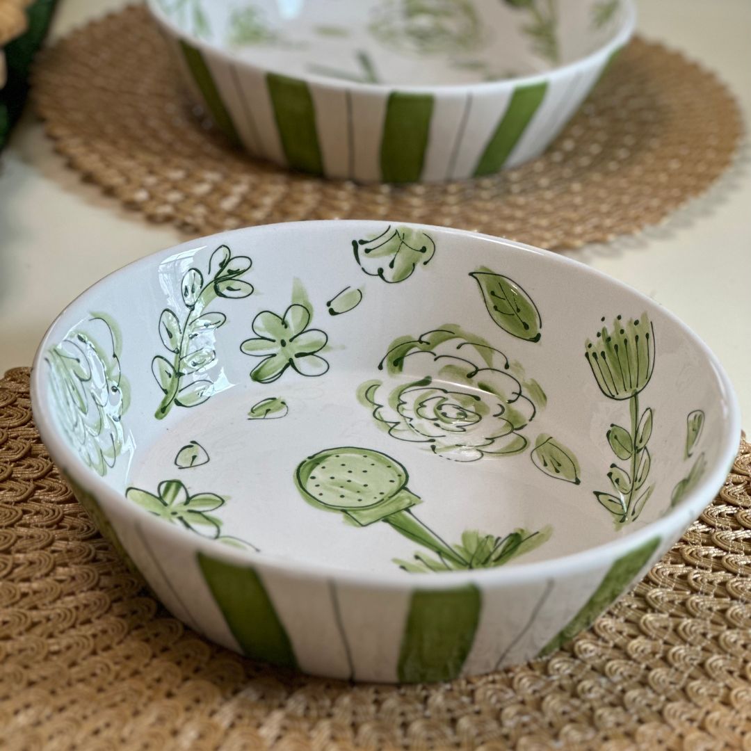 Flared Rim Golf Themed Bowl – For Pete's Sake Pottery