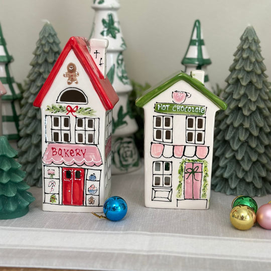 Hot Chocolate House Christmas Lantern – For Pete's Sake Pottery