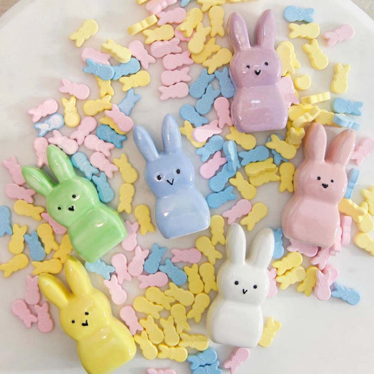Pick Your Own Set of 3 Mini Ceramic Easter Peeps – For Pete's Sake Pottery