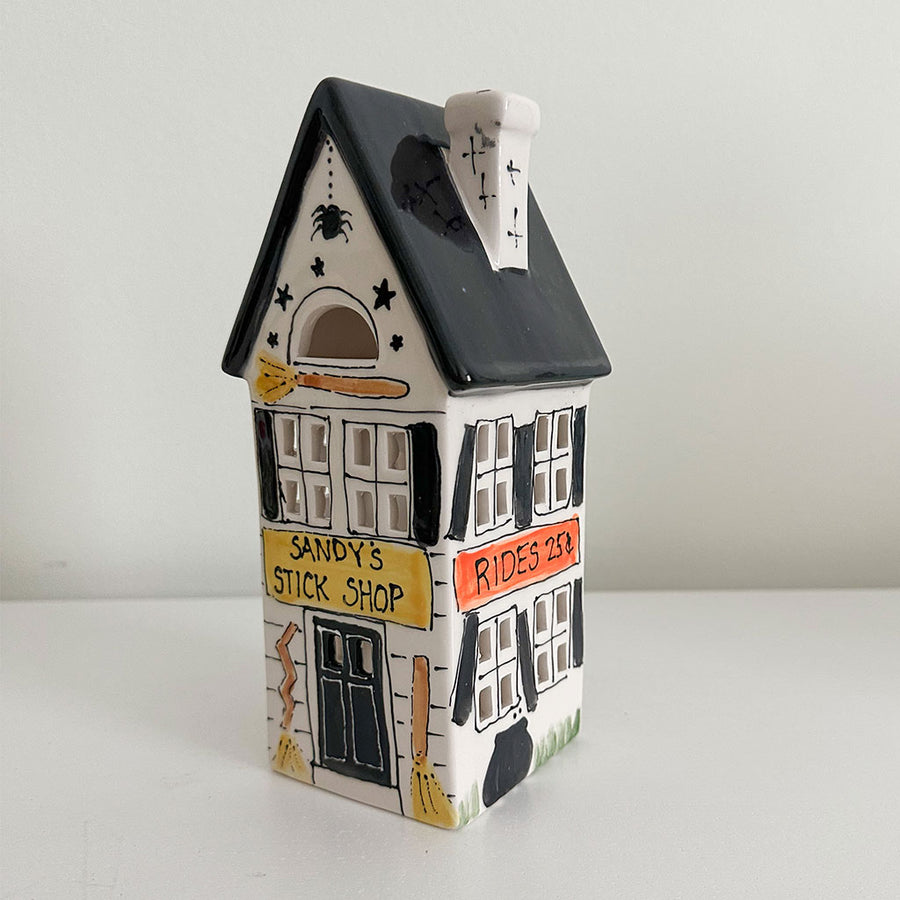 Sandy's Stick Shop House Village Lantern – For Pete's Sake Pottery