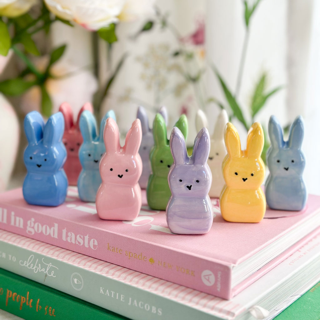 Pick Your Own Set of 3 Mini Ceramic Easter Peeps – For Pete's Sake Pottery