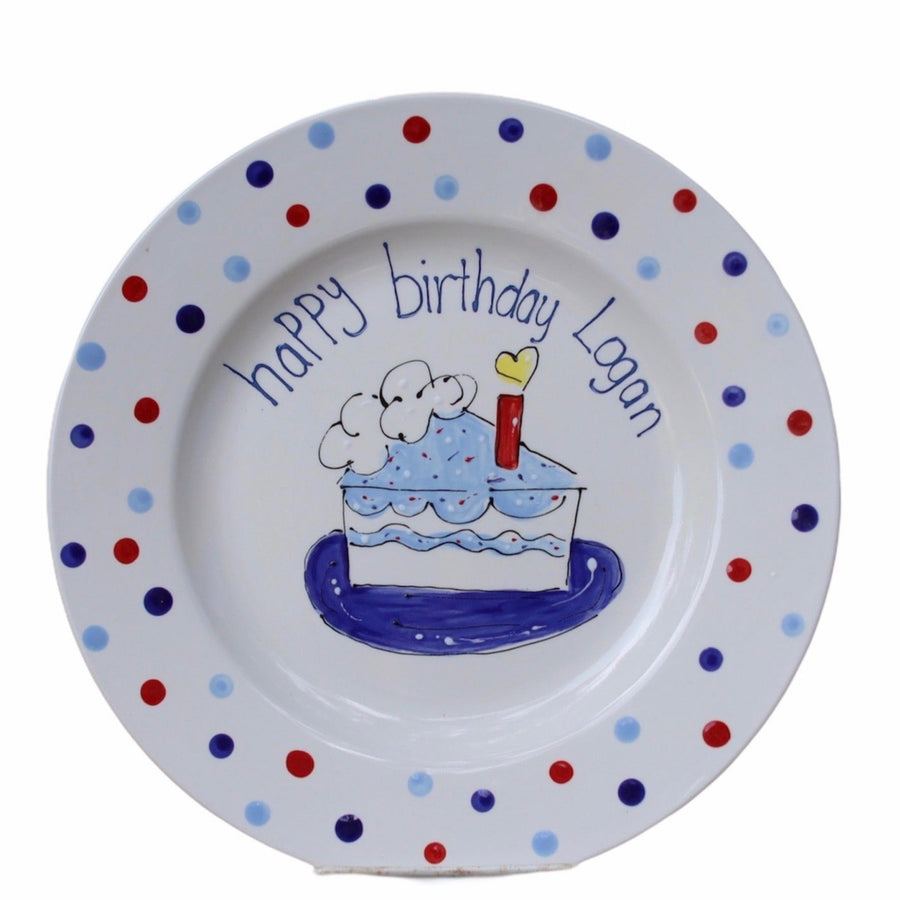Personalized Birth Announcement Plate – For Pete's Sake Pottery