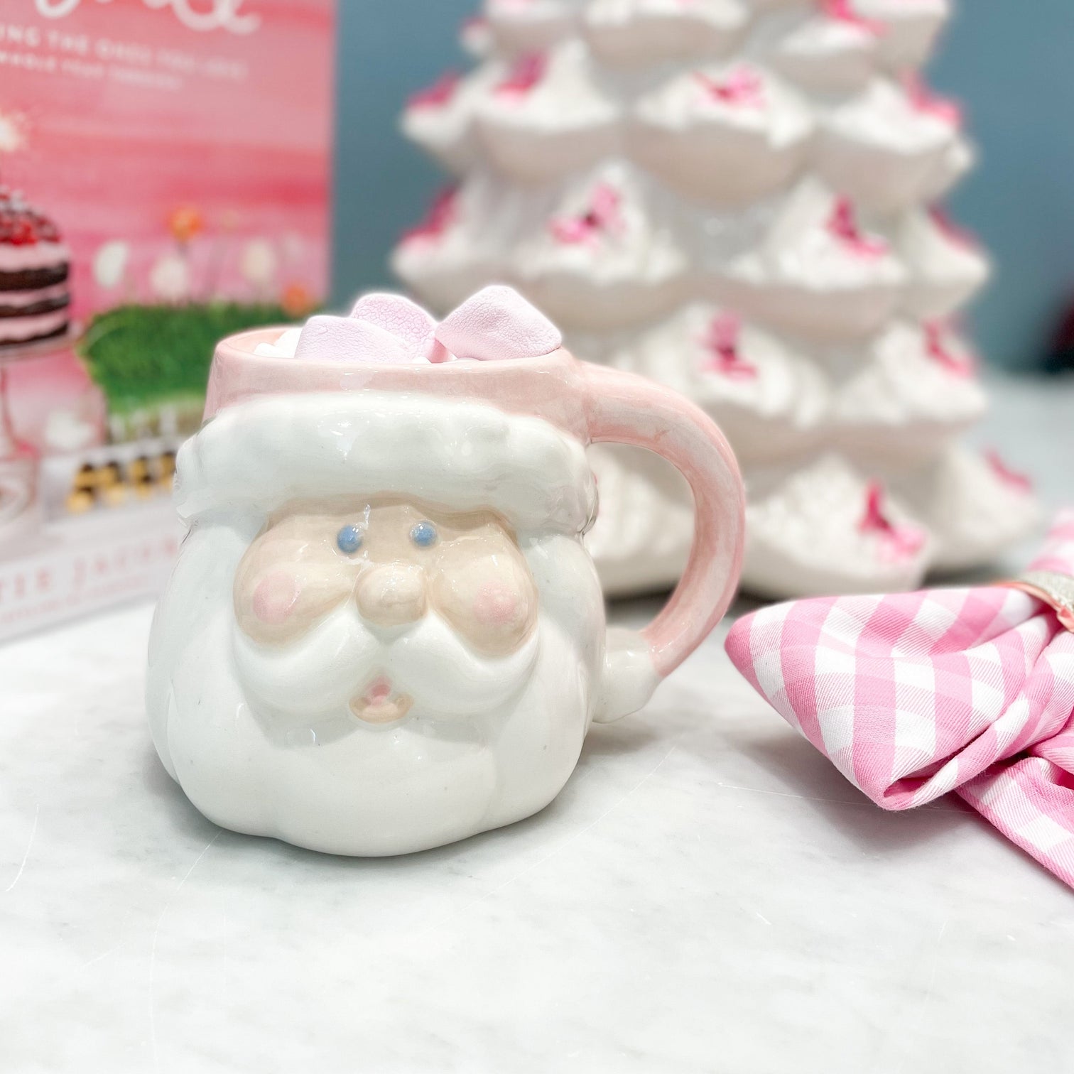 Hand Painted Santa Mug – For Pete's Sake Pottery